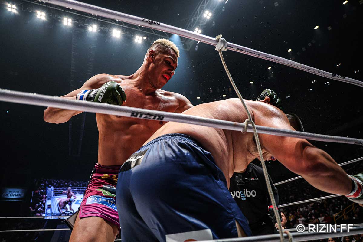 【RIZIN】「ヒザの打点高すぎだろ……」BD出身の巨人・エドポロキングが鮮烈のTKOデビュー 平本蓮も「才能すごい、ヘビー国内トップ行きそう」と激賞 | SPREAD